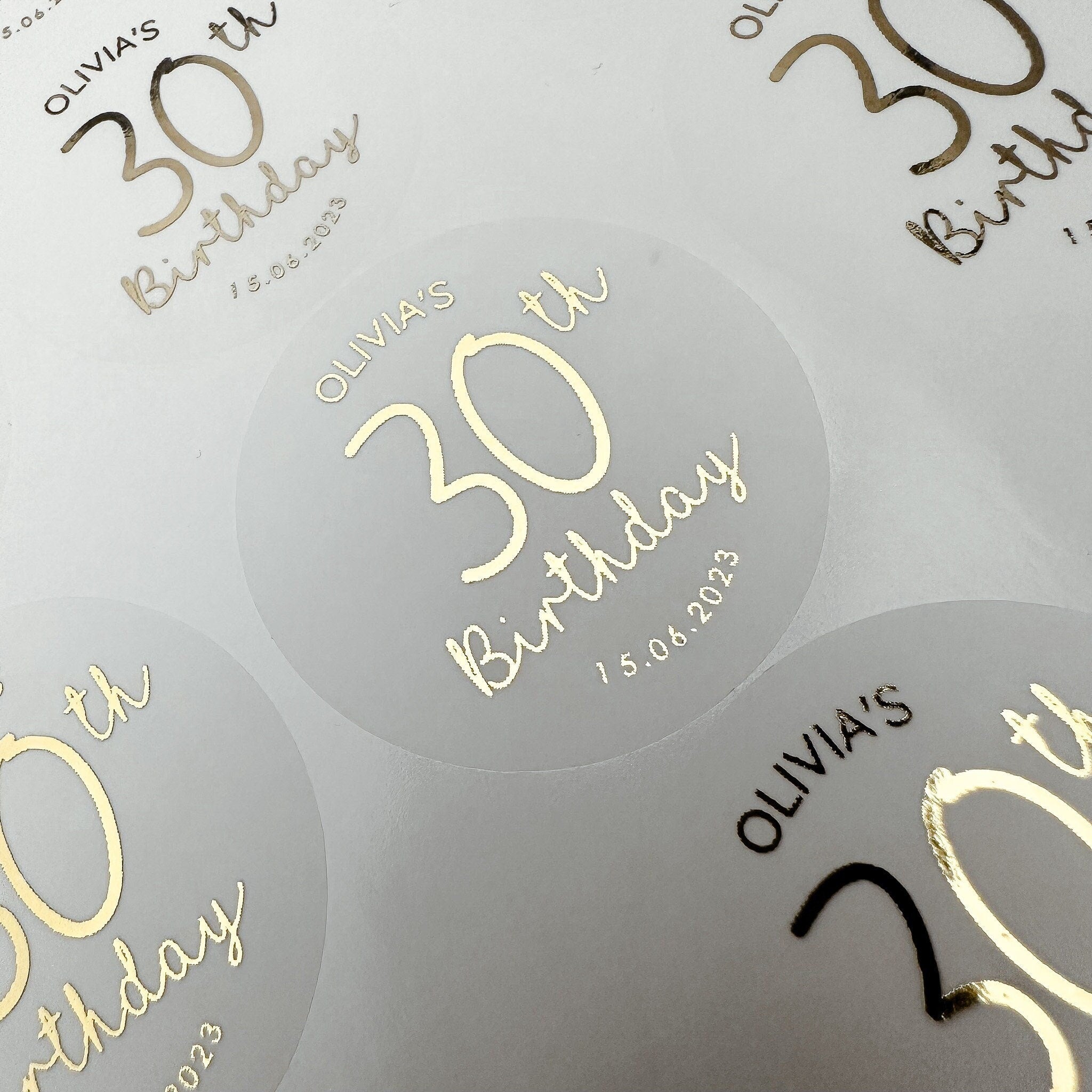 Classic Birthday Stickers – Cosy & Sparkle